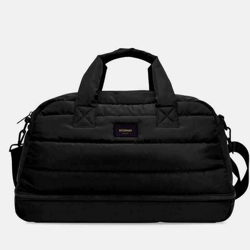 Puffy Weekend Duffel Bag Black - ECOPHAY
